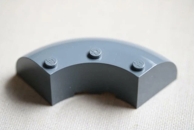 LEGO BRICK round corner 6x6x2 dark bluish gray Lot 0405 EUR 1,90 ...