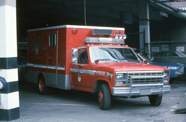 FIRE APPARATUS SLIDE- FDNY Ford Scuba Team Unit $5.00 - PicClick