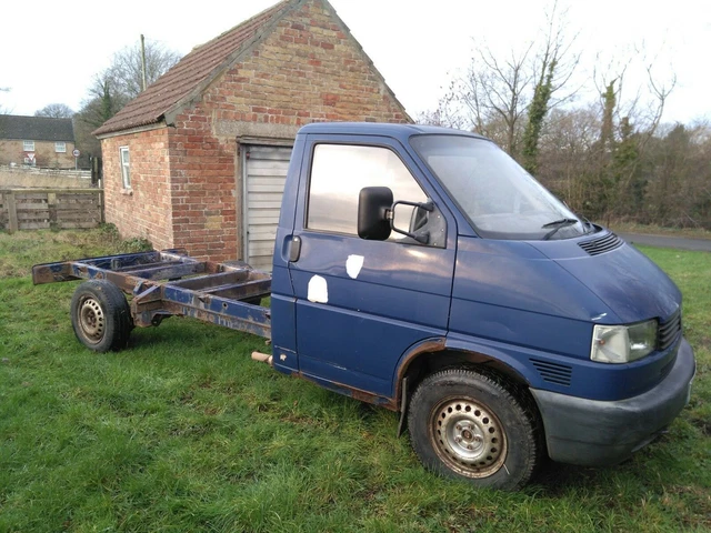 VW T4 PICK up vw pickup chassis cab dropside recovery truck tipper £970 ...