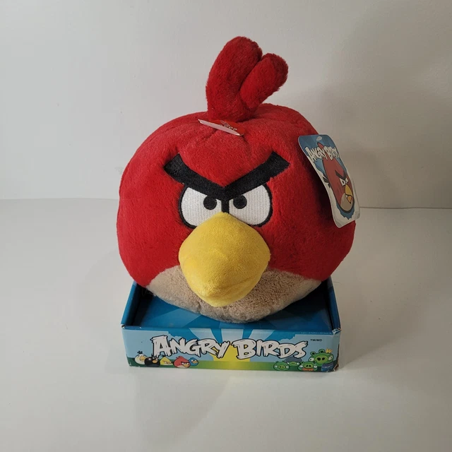 ANGRY BIRDS RED Plush 6" Stuffed Toy Commonwealth 2010 Box - Doesn't ...
