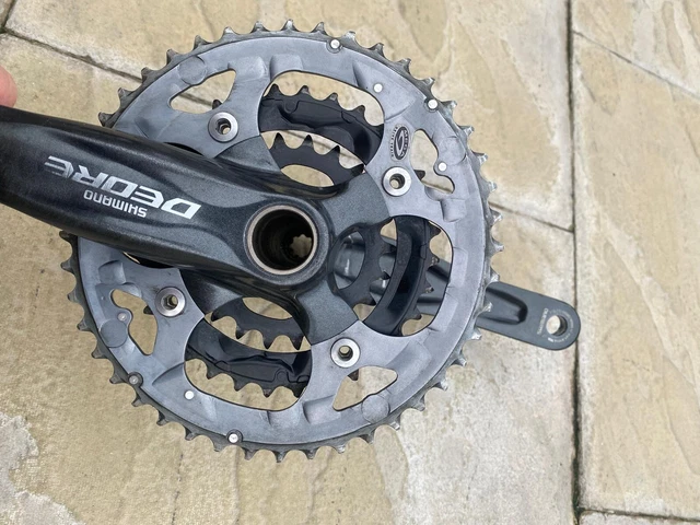 MANIVELLE TRIPLE PÉDALIER Shimano Deore 3 vitesses FC-M590 44T/32T/22T ...