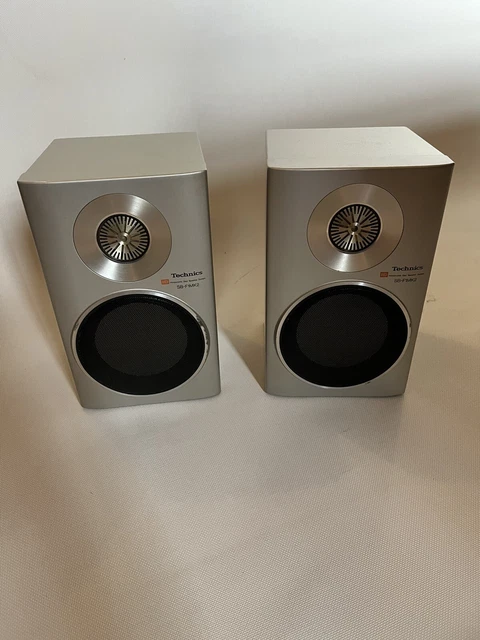 Vintage Technics Honeycomb Sb F1mk2 Compact Speakers 2 Way 4 8 Ohms