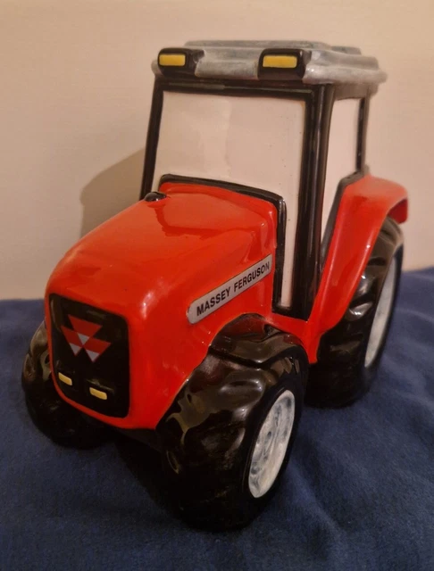 BIG RED TRACTOR money box. Massey Ferguson by Border Fine Arts Studio £ ...