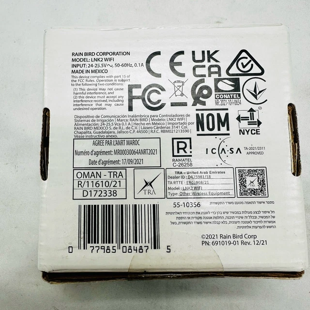 RAIN BIRD LNK WiFi Module Wireless ESP-TM2 ESP-Me I-Phone Link LNK2WiFi ...