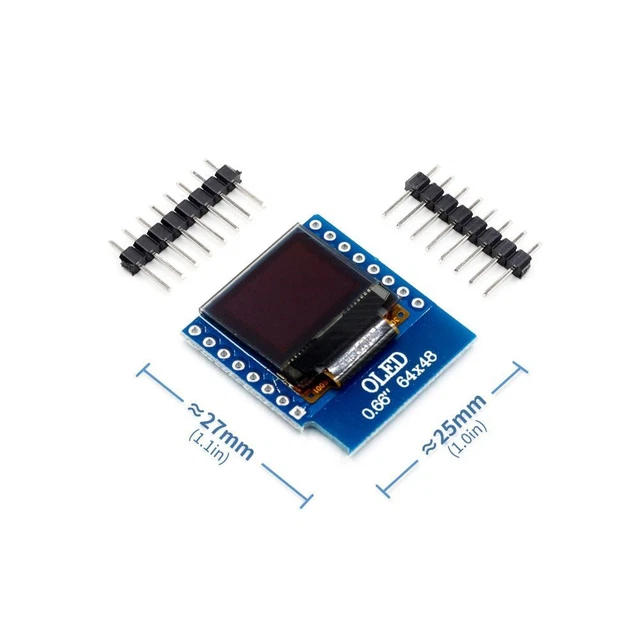 MINI ESP32 STM32 for WEMOS D1 OLED Display Module IIC/I2C connector LCD ...