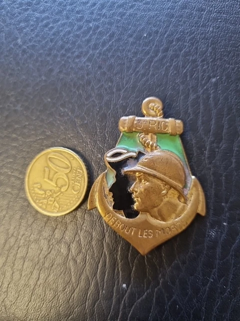 INSIGNE 3ÈME RIC REGIMENT INFANTERIE COLONIALE Drago Paris EUR 10,00 - PicClick FR