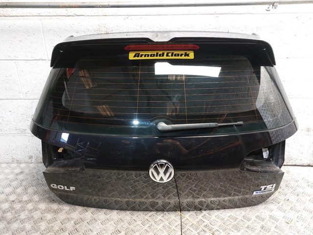 VOLKSWAGEN GOLF MK7 2016 Hatchback Tailgate Boot Lid In Deep Black Lc9X ...