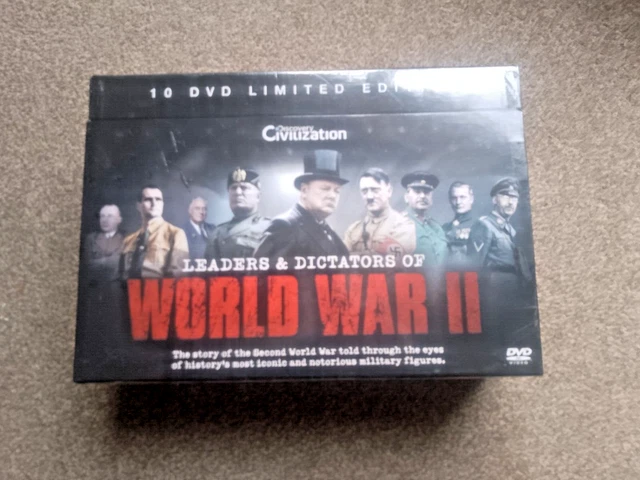 DISCOVERY CIVILIZATION LEADERS And Dictators Of World War 2 10 DVDS New ...