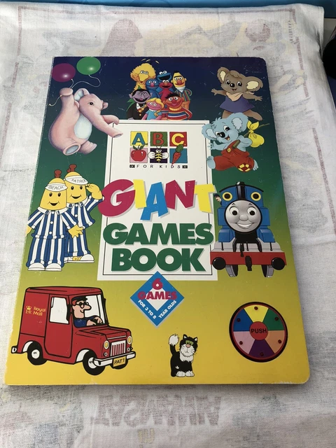 ABC GIANT GAMES Book ABC For Kids Vintage (Board Book, 1996) $15.00 ...