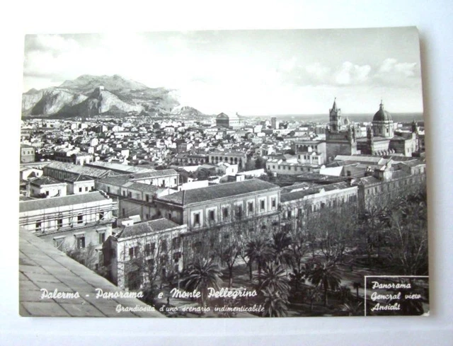 CARTOLINA PALERMO - Panorama e Monte Pellegrino 1950 ca EUR 9,99 ...