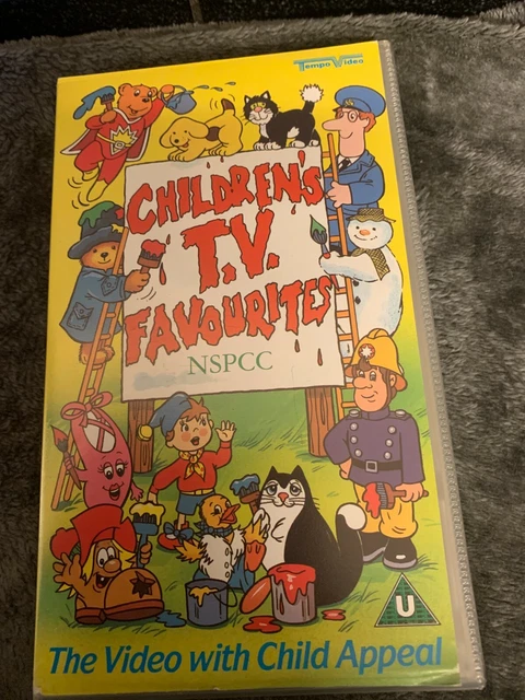 Children S Tv Favourites Nspcc Vhs Video 1987 Postman Pat Paddington