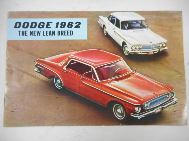 VINTAGE 1962 DODGE The New Lean Breed Catalogue / Brochure .. $40.00 ...