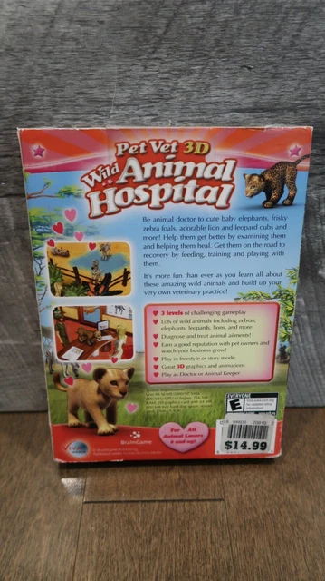 PET VET 3D: Wild Animal Hospital (PC, 2007) NEW $13.60 - PicClick CA