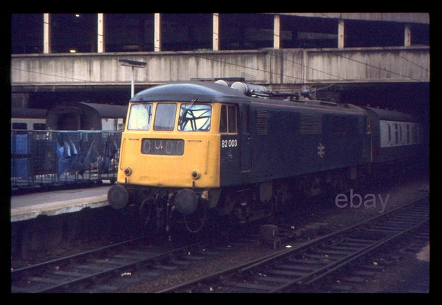 ORIGINAL SLIDE - AC Electric Class 82- AL2 - 82003 at Birmingham -*pls ...