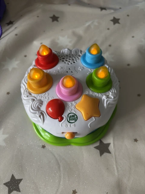 LEAPFROG BIRTHDAY COUNTING Cake Toys for Kids with Candles and Music £ ...