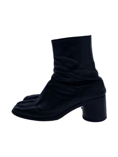 MAISON MARGIELA/TABI ANKLE BOOTS/43/BLK/Leather £769.52 - PicClick UK