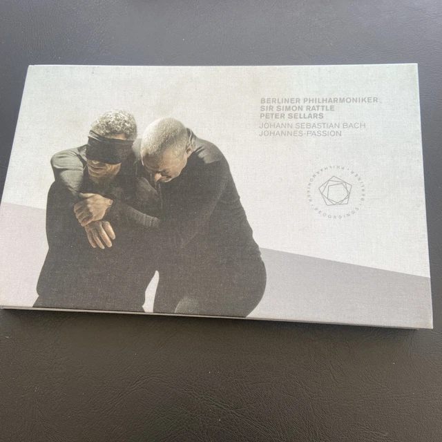 BERLINER PHILHARMONIKER/SIR SIMON Rattle/Peter Sellars: Johann Sebastian Bach - £21.52 - PicClick UK