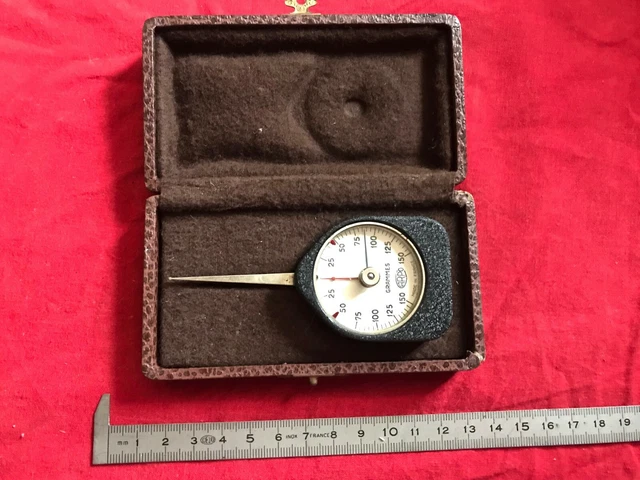 ANTIQUE MEASURING INSTRUMENT MOP DYNAMOMETER CARPO GRAMS PARIS rare £53 ...