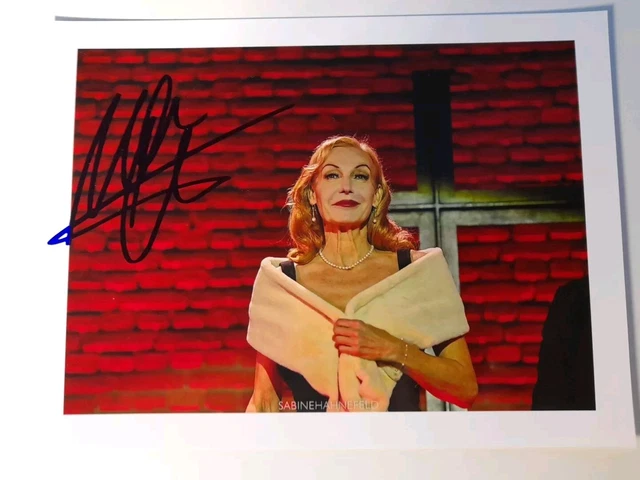 AUTOGRAMM-FOTO VON DER Schauspielerin und Tänzerin Ute Lemper ...