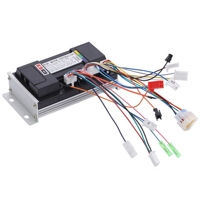 BRUSHLESS DC MOTOR Controller 48V 60V 72V 50A 1500W Sine Electric ...