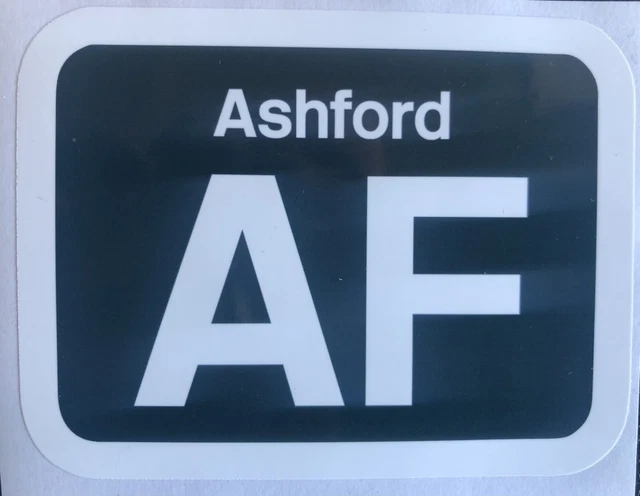 BRITISH RAIL 1980'S DEPOT STICKERS: AF = ASHFORD KENT BRITISH RAILWAYS ...