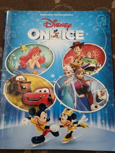 DISNEY ON ICE Program Book Little Mermaid / Toy Story / Cars / Frozen ...