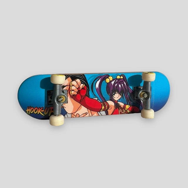 VINTAGE 2000S TECH Deck Hook Ups Anime Skateboard Fingerboard Rare HTF ...