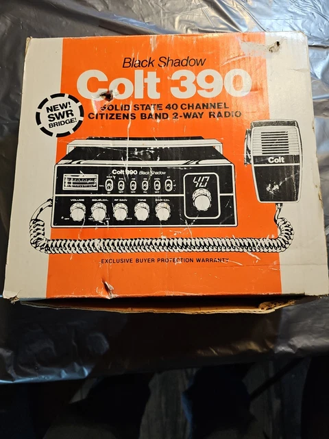 COLT 390 BLACK Shadow CB Radio Untested $49.99 - PicClick