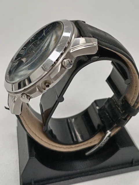 FOSSIL FS-4813 CHRONOGRAPH Mens Wrist Watch With Leather Strap ...