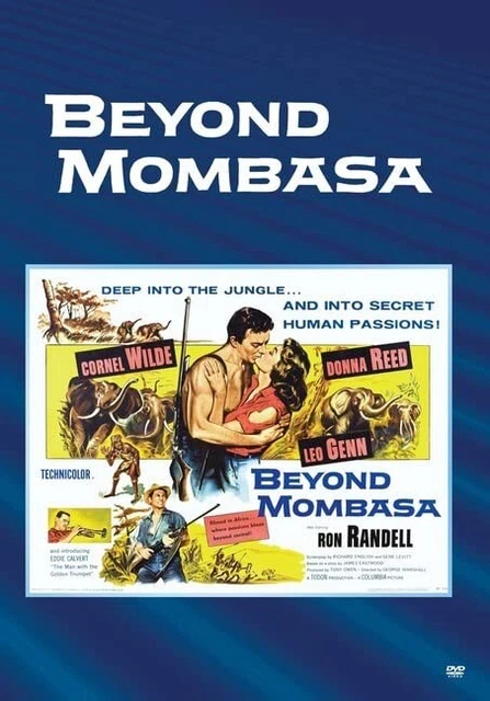 BEYOND MOMBASA (DVD) Christopher Lee Leo Genn Ron Randell Eddie Calvert ...