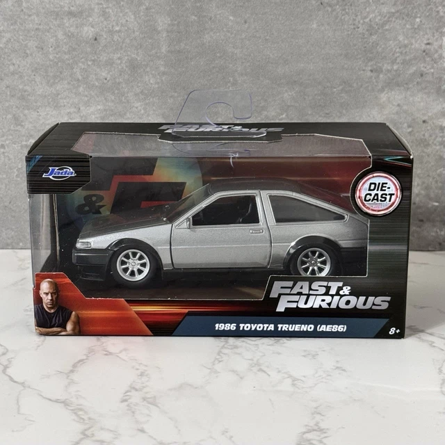 JADA TOYS FAST & Furious 1986 Toyota Trueno (AE86) 1:32 Scale Model Car ...