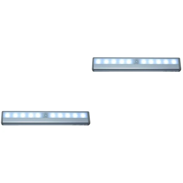 SET OF 2 Led Lights for Cupboards Kitchen Cabinet Wardrobe Closet Spot ...