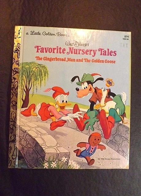 A LITTLE GOLDEN Book Walt Disney Favorite Nursery Tales 1973 Golden ...