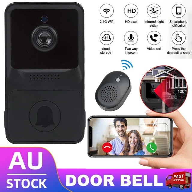 HD WIRELESS SMART Ring Doorbell Security Video Door Bell Camera ...