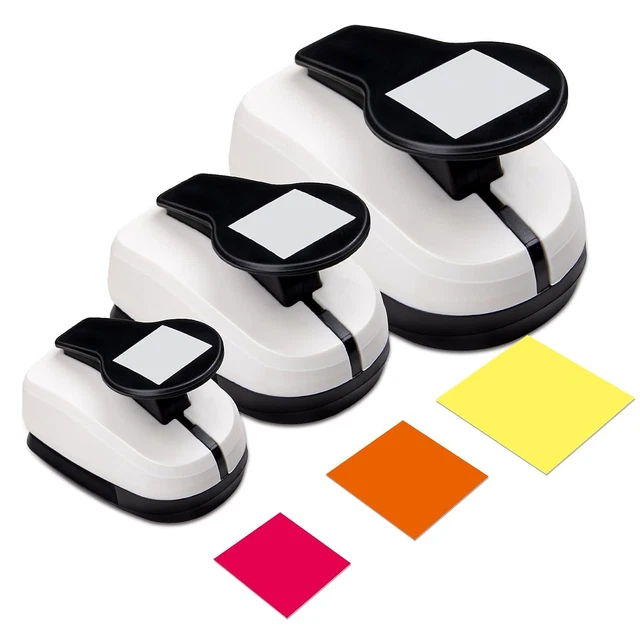 SQUARE PUNCH SET Square Hole Punch Squares Paper Puncher Hole Punches ...