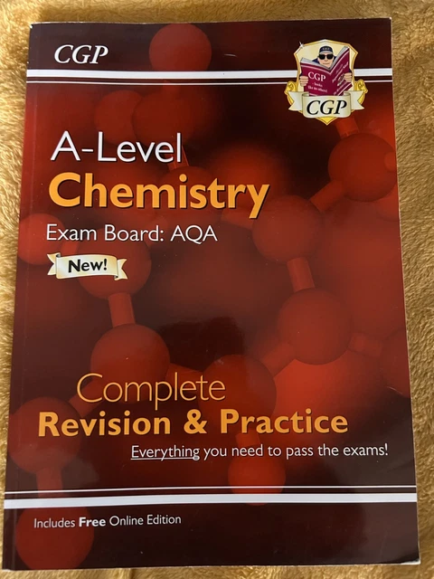 A-LEVEL CHEMISTRY AQA, 3 Book Revision, Maths Skills & Workbook Bundle ...