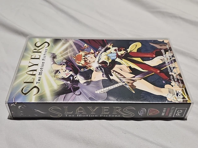 SLAYERS THE MOTION Picture VHS White Video Tape PAL Australian Release ...