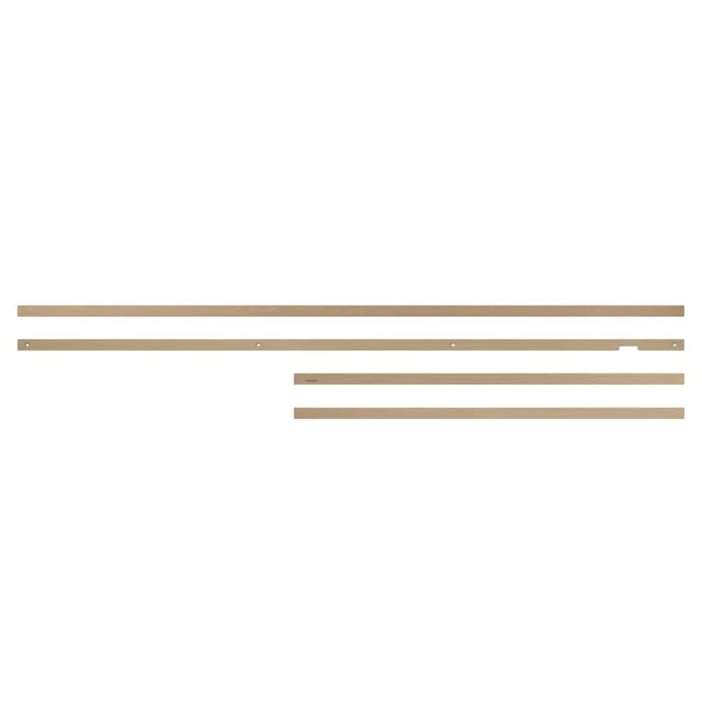SAMSUNG 75& CUSTOMISABLE Modern Frame for The Frame TV - Teak VG ...