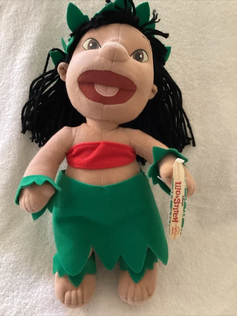 DISNEY LILO & Stitch Luau Hula Girl Lilo 12" Plush Applause Doll With ...