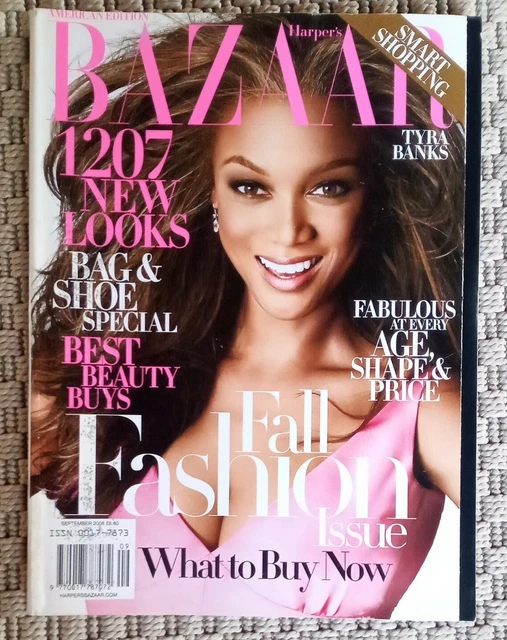 HARPER'S BAZAAR MAGAZINE US American Edition Tyra Banks September 2008 ...