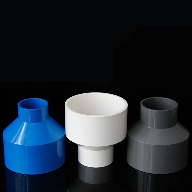 PVC REDUCING FITTING Concentric Reducer Connector Color Socket Coupling ...