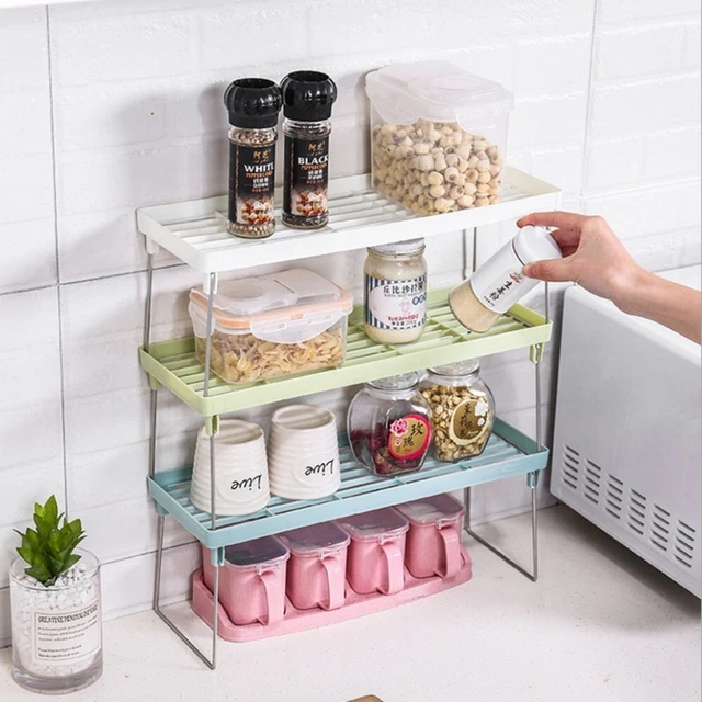 RACK JAR RACK Storage Support Organiser Shelf Pantry Stand Kitchen ...