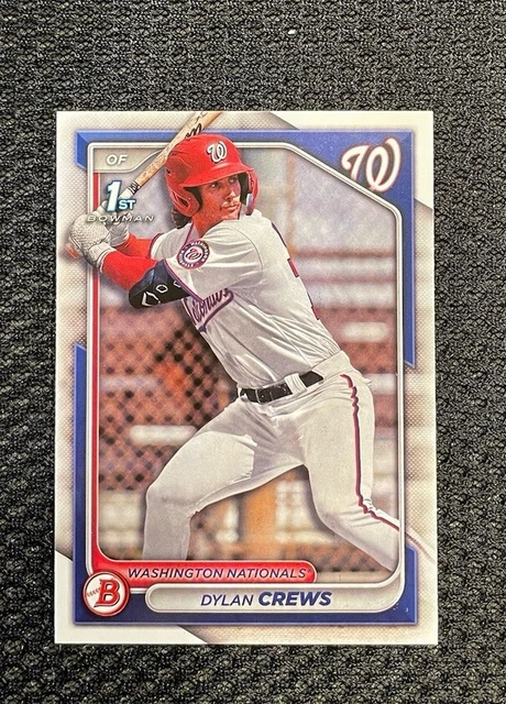 2024 BOWMAN BASEBALL Carta 1a Bowman Card Dylan Crews Nationals RC EUR ...
