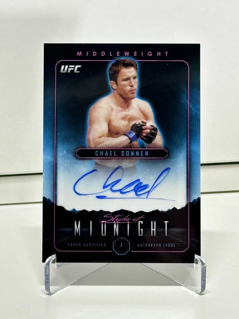 TOPPS UFC MIDNIGHT Chael Sonnen Auto SMA-CSN EUR 58,37 - PicClick IT