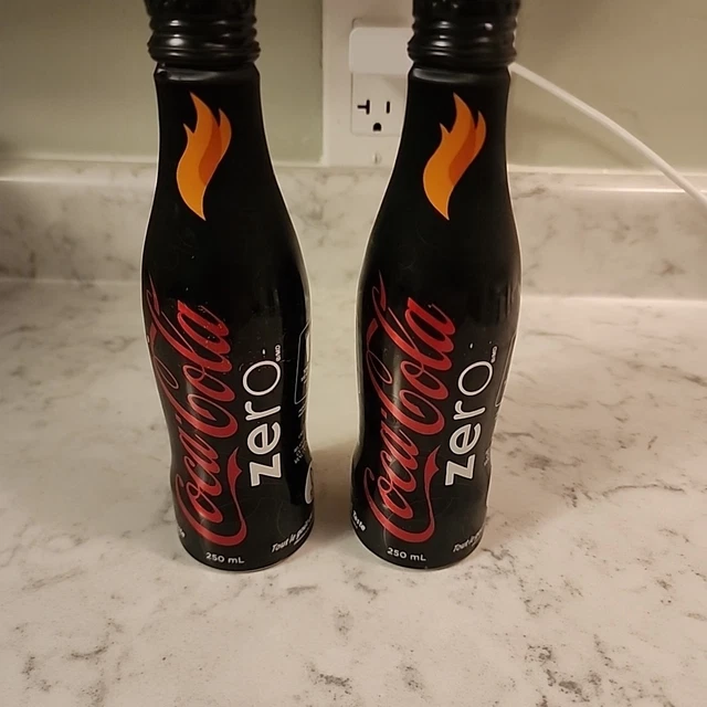 X2 2010 COKE Zero Full Aluminum Bottle Vancouver Olympic Torch Relay Collectibl $16.99 - PicClick CA