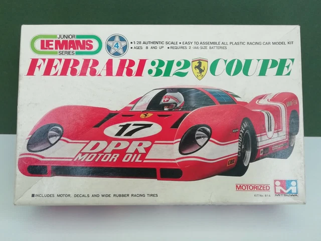 FERRARI 312 MODEL Kit Le Mans Motorized. 1:28 Scale £40.00 - PicClick UK