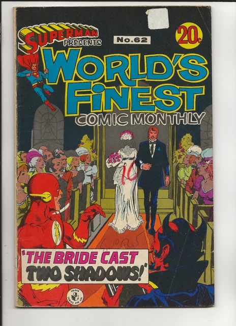 WORLD'S FINEST COMIC no. 62, Superman/Flash, Australian DC reprint ...