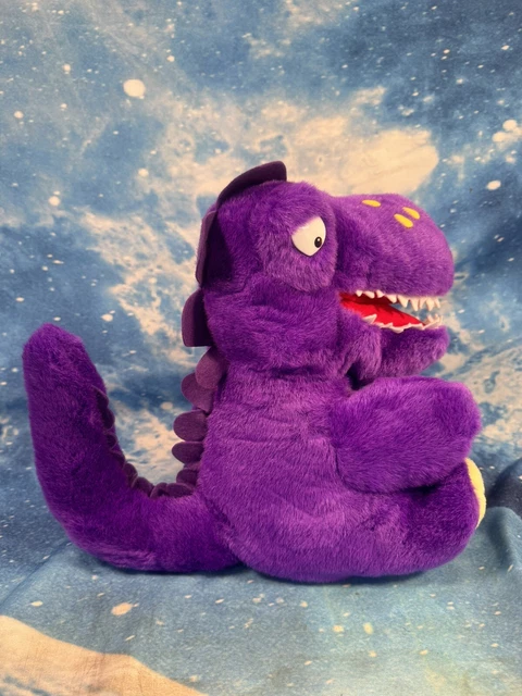 PPG EUROPE LTD Purple Dinosaur Hand Puppet 14" New With Wimpy Burger ...