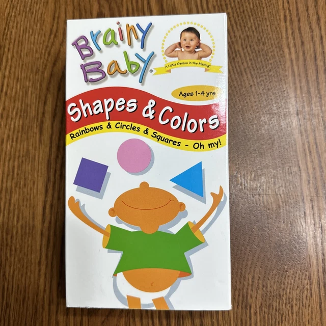 BRAINY BABY - Shapes and Colors (VHS, 2003) $24.99 - PicClick