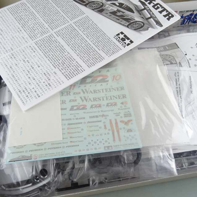 TAMIYA 1:24 BAUSATZ 24195 Mercedes-Benz CLK-GTR ungebaut in OVP EUR 60 ...